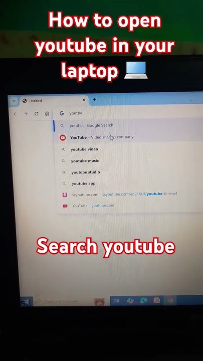 how yo open youtube in computer center computer anant tricks easy method please subscribe and ...
