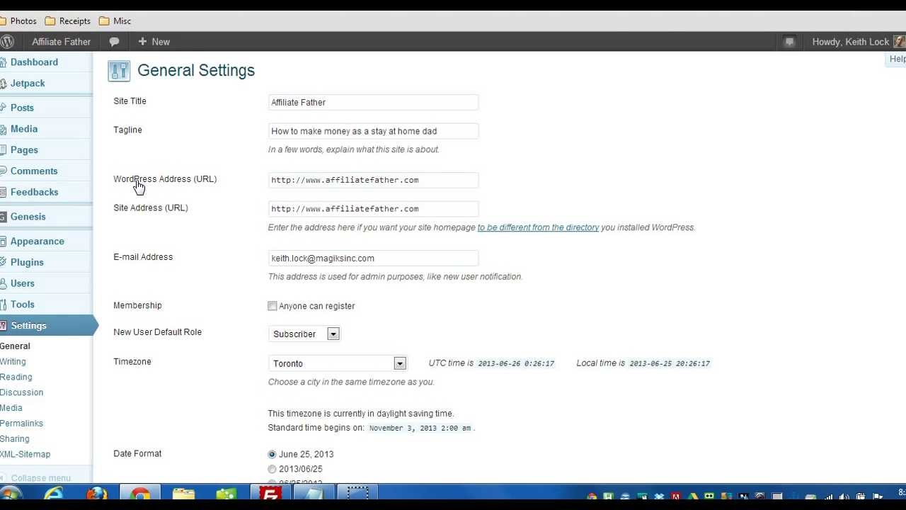 How to Change the URL of a WordPress Site - YouTube