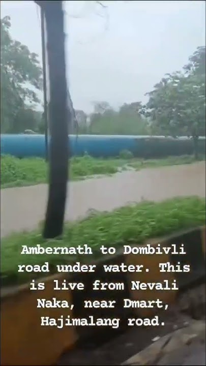 Ambernath dombivali highway ! Rain in ambernath - YouTube