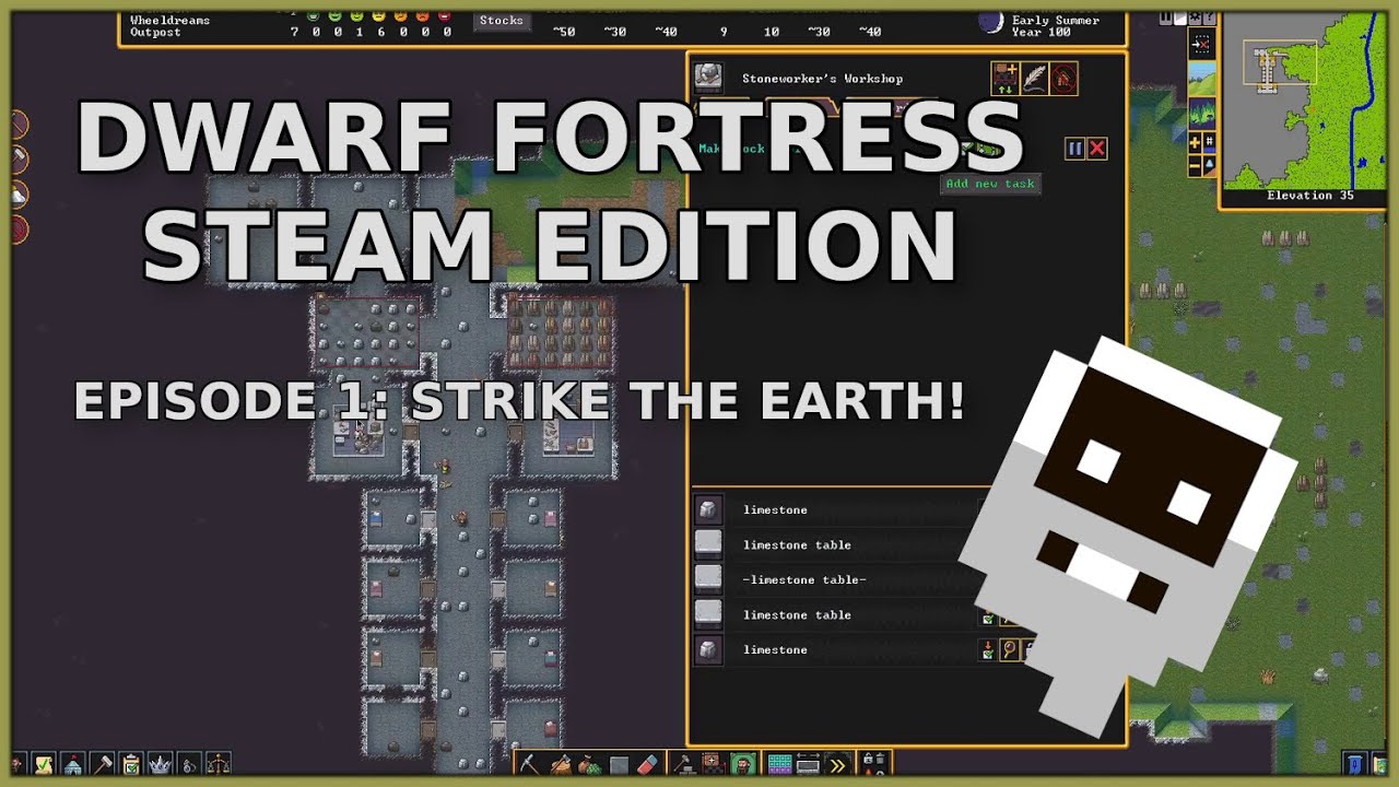 Dwarf Fortress Steam Edition Ep 001 STRIKE THE EARTH YouTube dwarf-fortress-steam-edition-ep-001-strike-the-earth-youtube