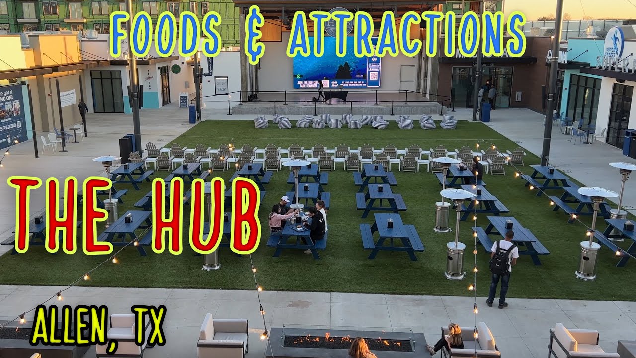 New Food Hall in North Texas! The Hub, an Outdoor & Indoor Food Spot ...