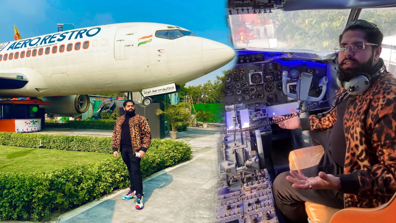 Aero Restro Entertainment Vlog - Aeroplane wala Restaurant in Noida ...