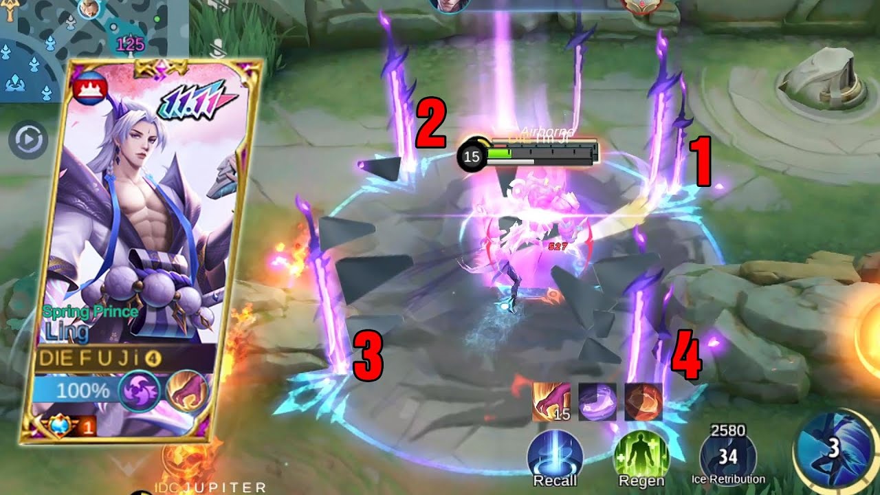ALL LING USERS!! THIS HOW TO 4X COMBO WHEN YOUR SWORD ON WALL!! | MLBB ...