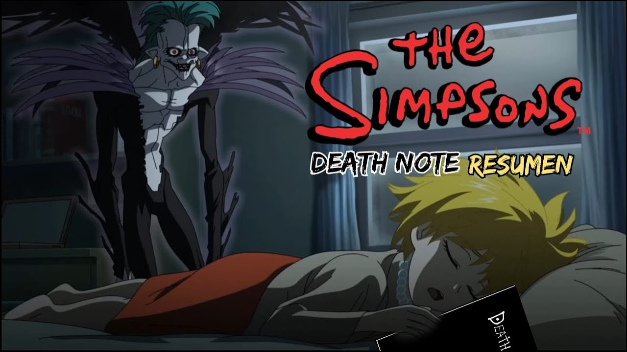 Los Simpson: La Casita del Horror 33 Episodio 6 Death note Resumen ...