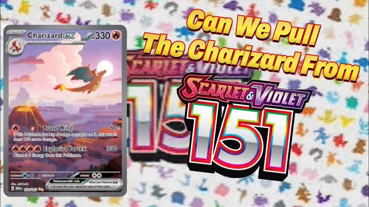 Can We Pull The Charizard From 151 Only Using Collection Boxs (Scarlet ...