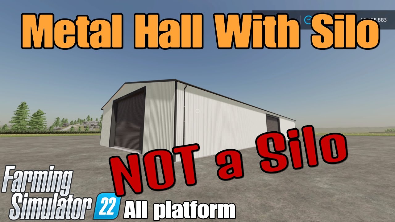 Metal Hall With Silo / FS22 mod for all platforms - YouTube
