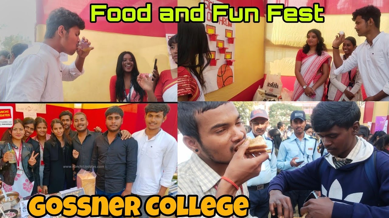 Gossner College || Food And Fun Fest || Full Enjoy 🎉 Ashish Vlogs - YouTube