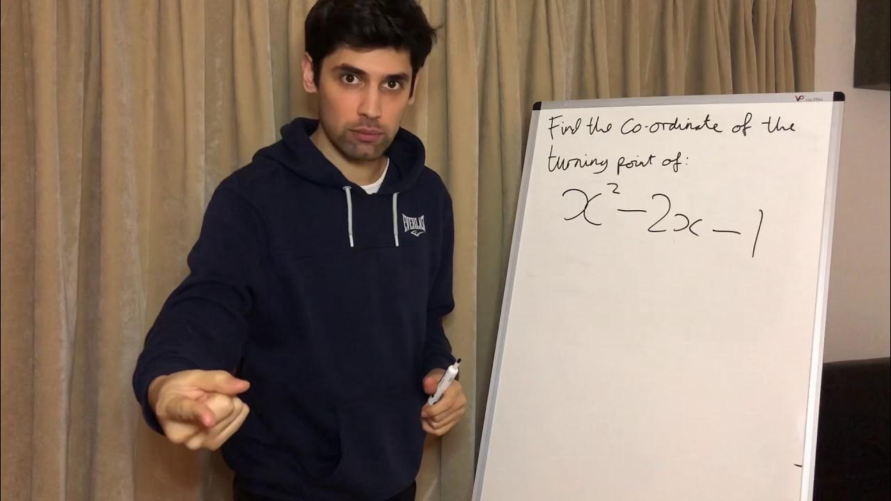 Finding the turning point using Completing the Square - YouTube