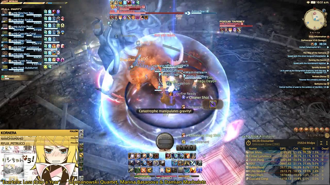 FFXIV: Deltascape V2.0 (Savage) O2S [MCH PoV] - YouTube