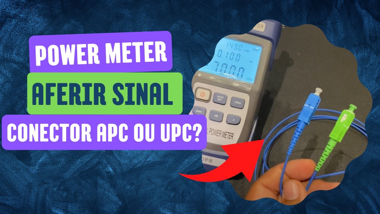 POWER METER CONVENCIONAL ... AFERIR SINAL COM UPC OU APC? - YouTube