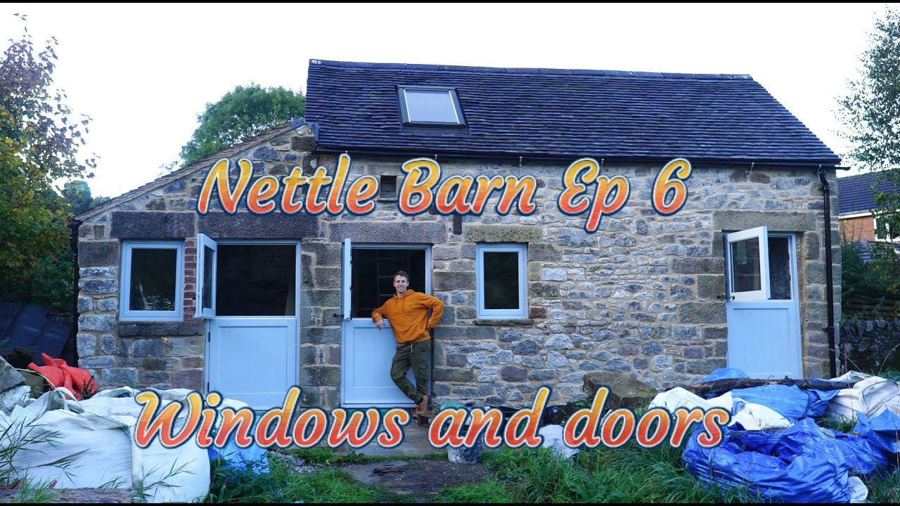 Hardwood windows and doors fitted in UK self build barn conversion ...