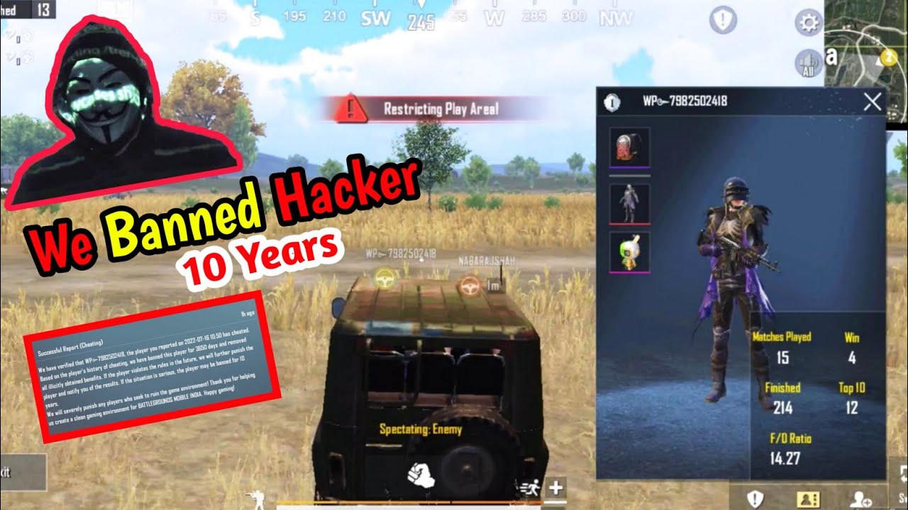WE BANNED HACKER FOR 10 YEARS || BGMI NEW UPDATE BAN PAN - YouTube