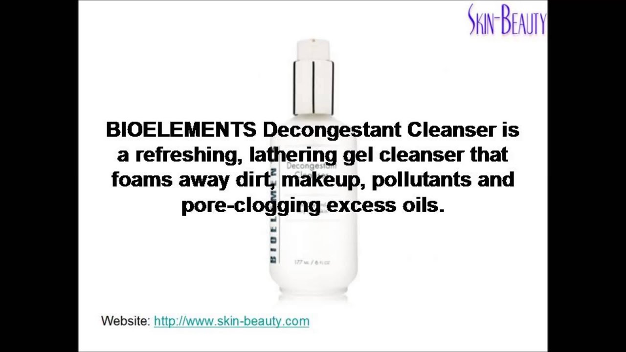 BIOELEMENTS Decongestant Cleanser - YouTube