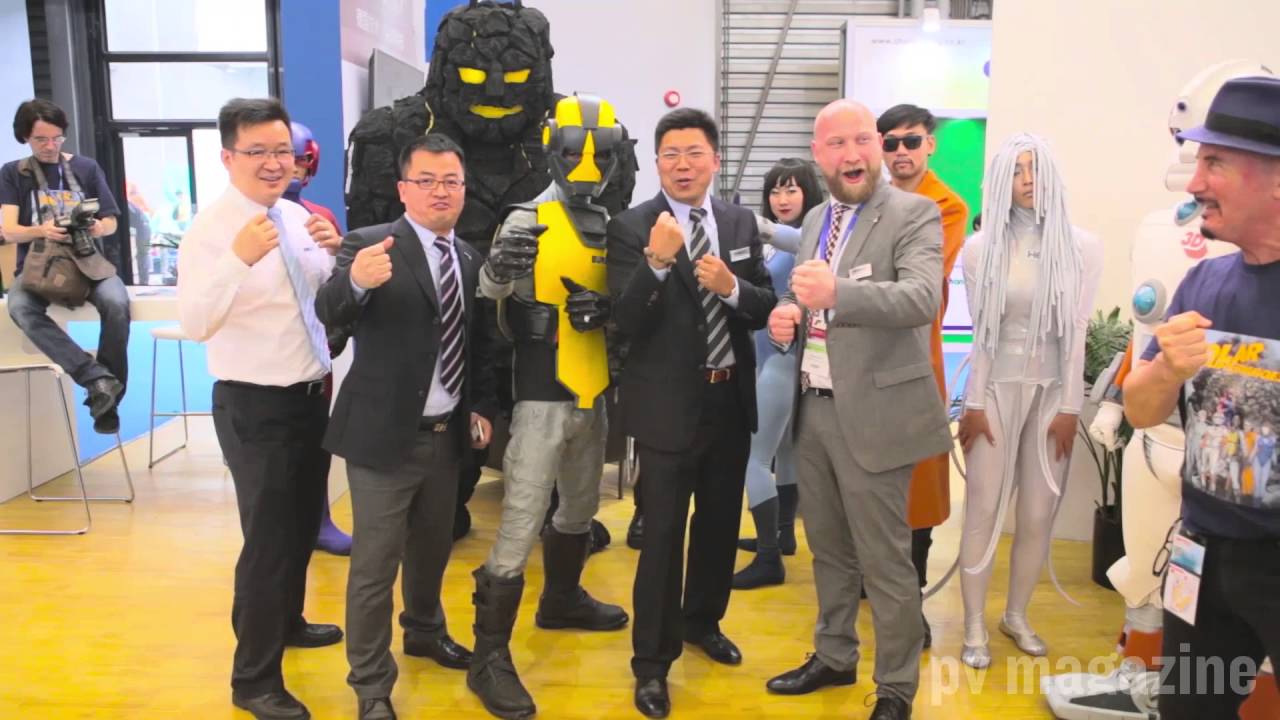 Solar Superheroes – Live performance at SNEC PV POWER EXPO 2016 - YouTube
