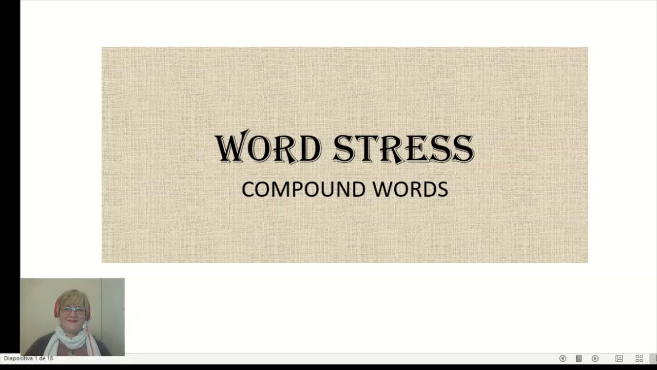 STRESS IN COMPOUND WORDS - YouTube
