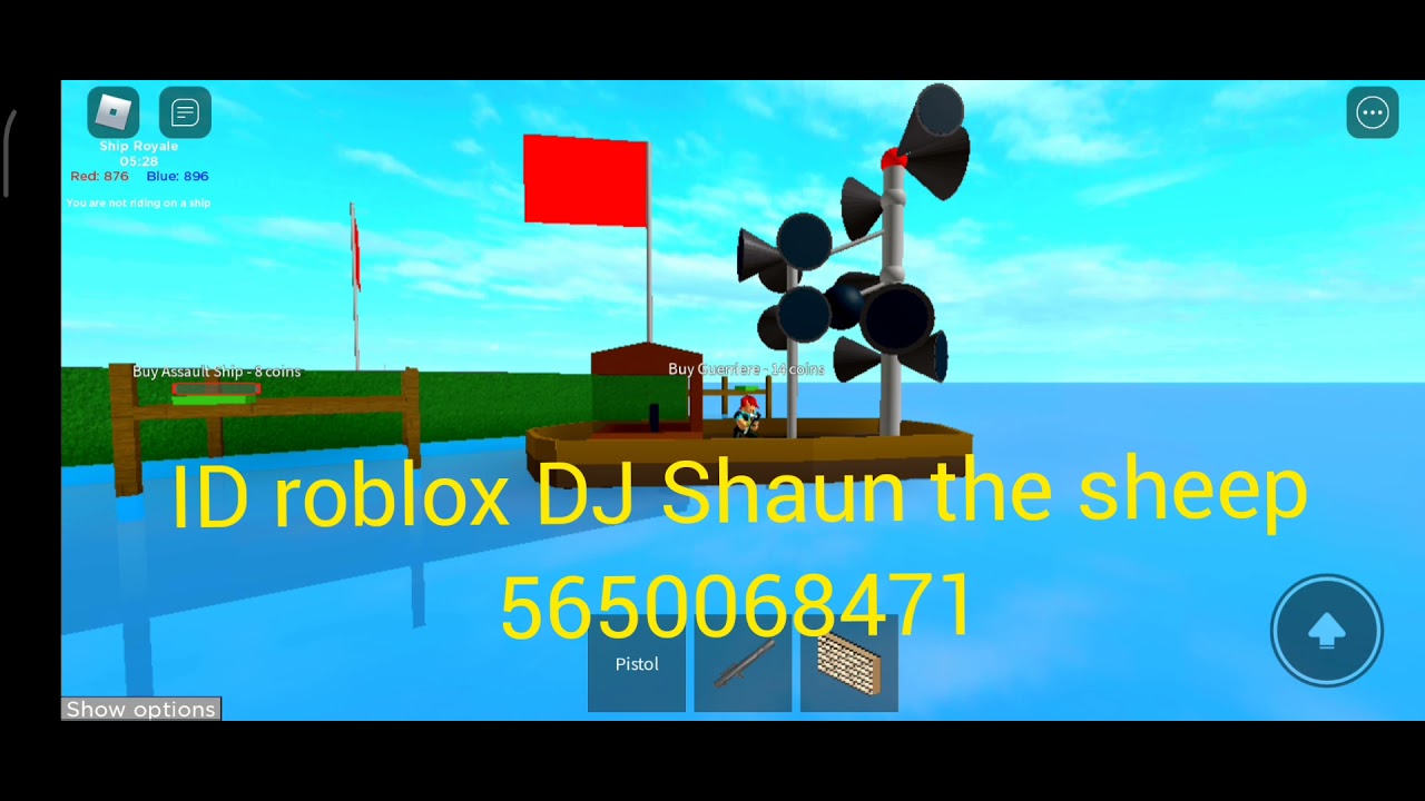 Id Roblox Dj Shaun the sheep - YouTube