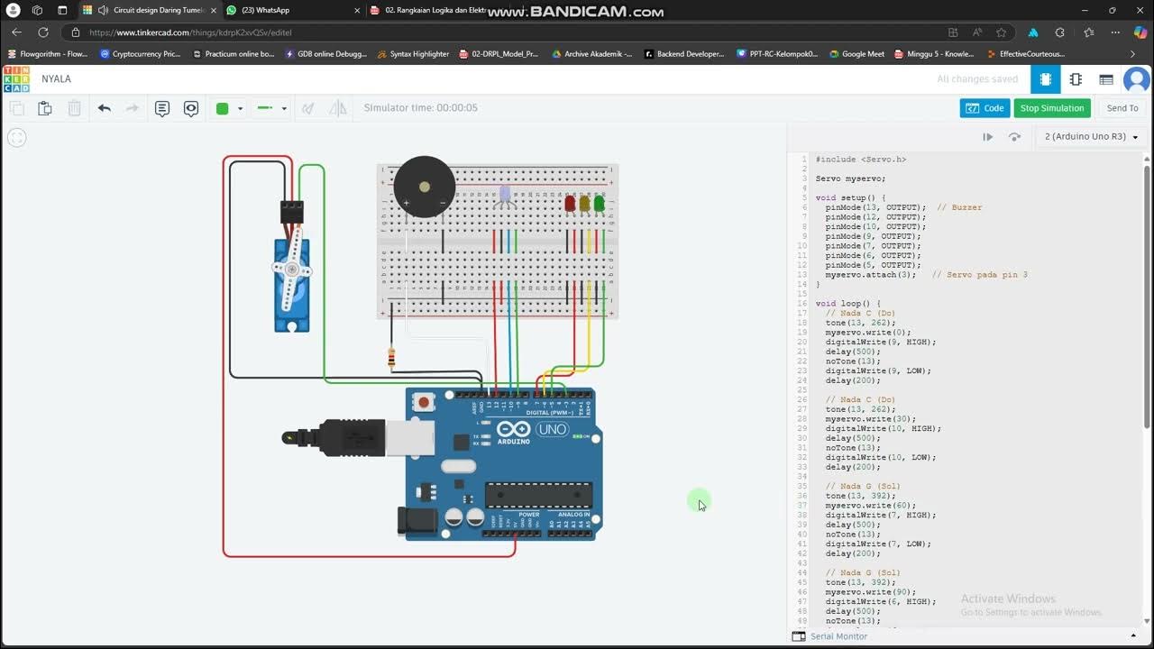 Running Simulation Design BreadBoard - YouTube