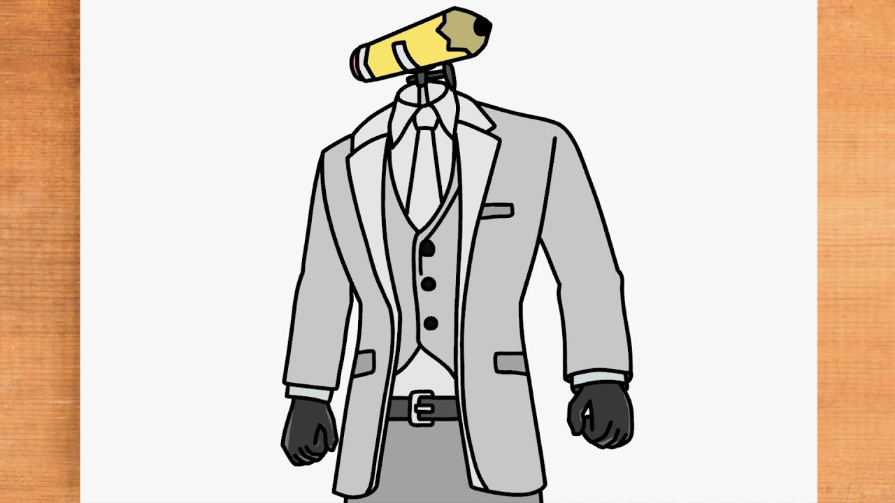 How to draw Pencil Man Skibidi Toilet Multiverse 026 - YouTube
