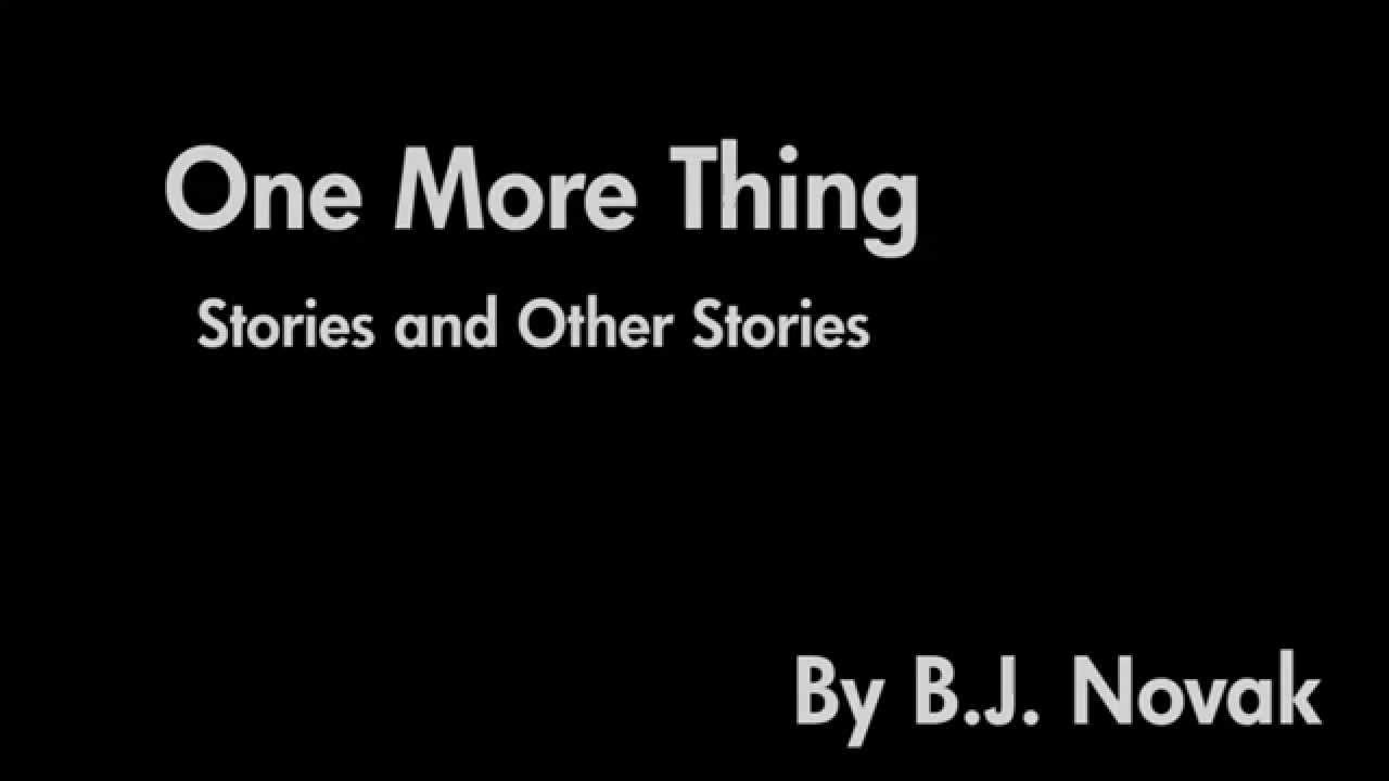 One More Thing- Book Trailer (OPL Teen Tech Week 2014) - YouTube