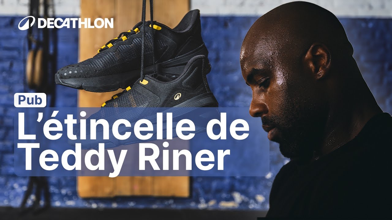PUB - Notre chaussure co-créée avec Teddy Riner 👟 | Decathlon - YouTube