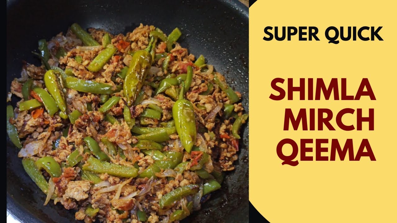 Shimla Mirch Qeema Recipe | Shimla Mirch Keema - YouTube