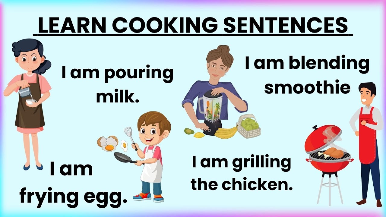 English Vocabulary | cooking verbs l cooking vocabulary in english ...