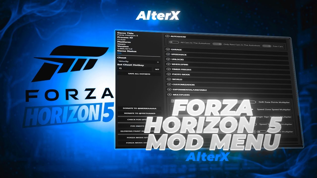 FH 5 Hack Menu [2025] | Forza Horizon 5 Mod Menu | Forza Horizon 5 ...
