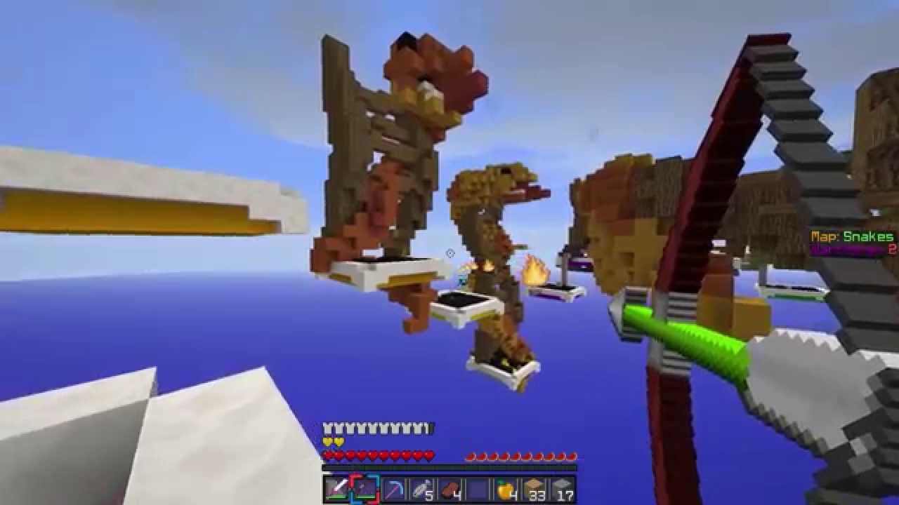 SKYWARS: "ACCIÓN POR UN CUBO!" - MINECRAFT (Cubecraft) - YouTube