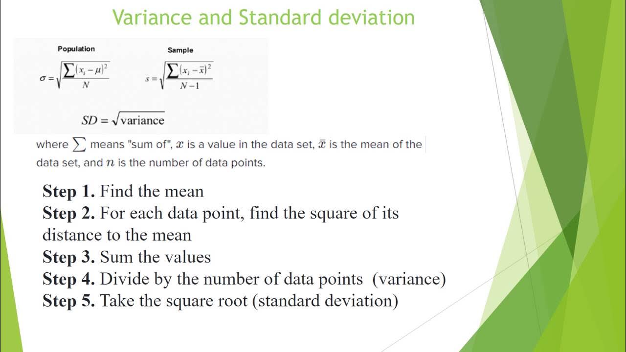 Measures of Variability with R Programming Language (range, variance, standard deviation) - YouTube