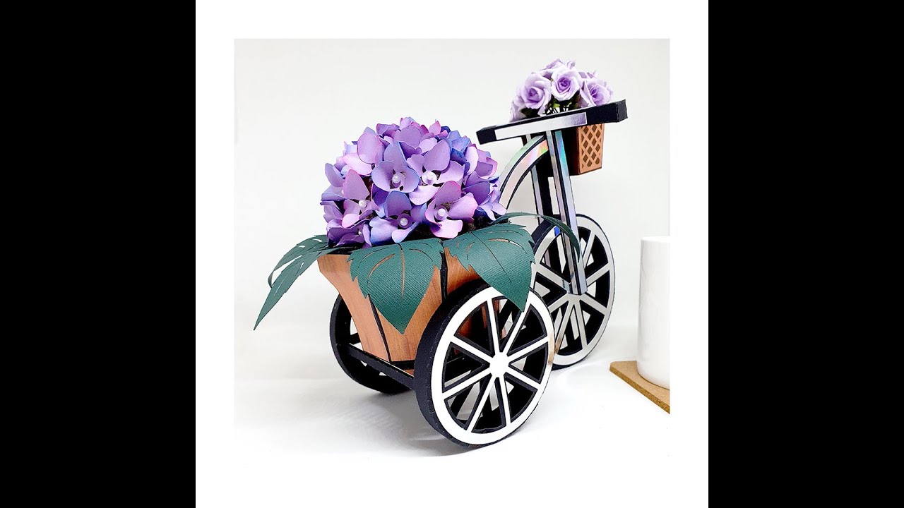 Tricycle with Flowers - YouTube