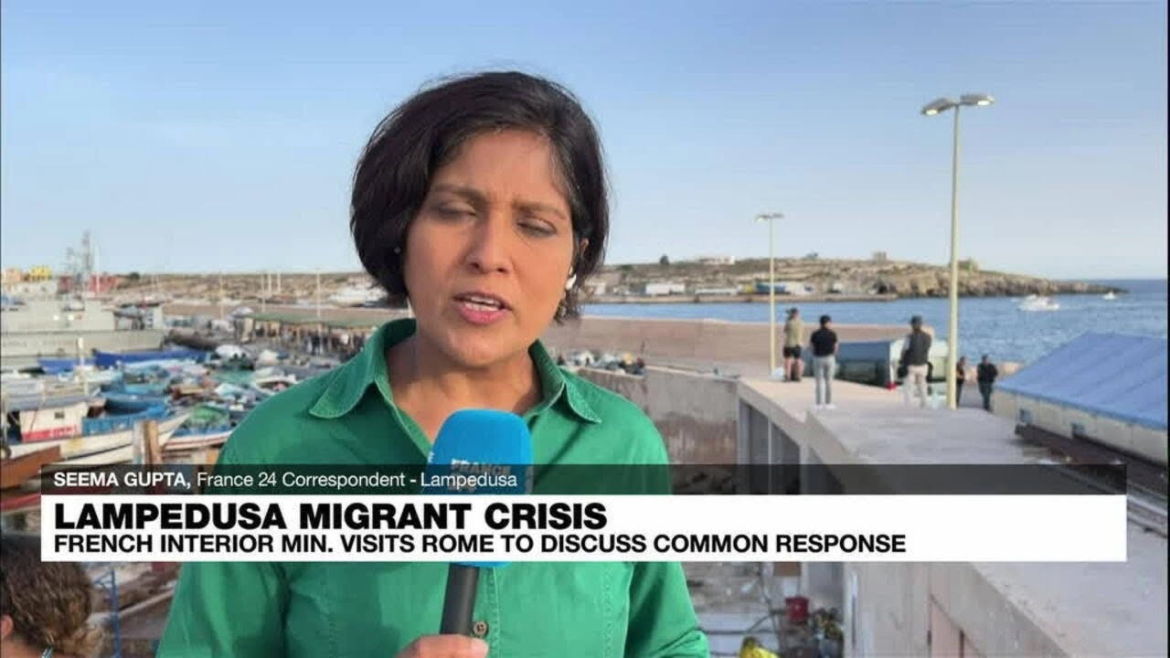 FRANCE 24's Seema Gupta reports from Italy's Lampedusa on migrant ...
