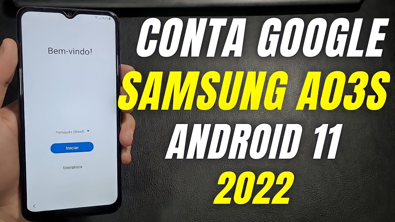 REMOVER CONTA GOOGLE SAMSUNG A03S 2022 ATUALIZADO ANDROID 11 MACETE ...