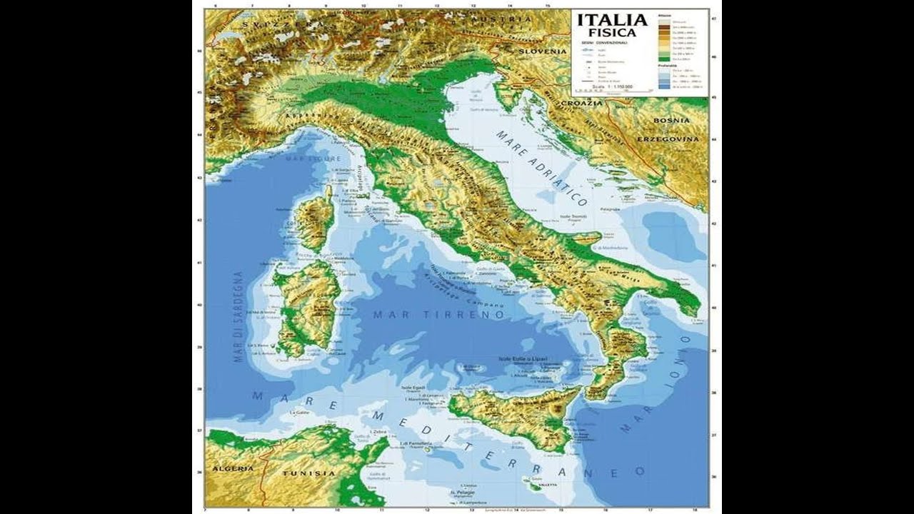 l'orografia dell' Italia - YouTube
