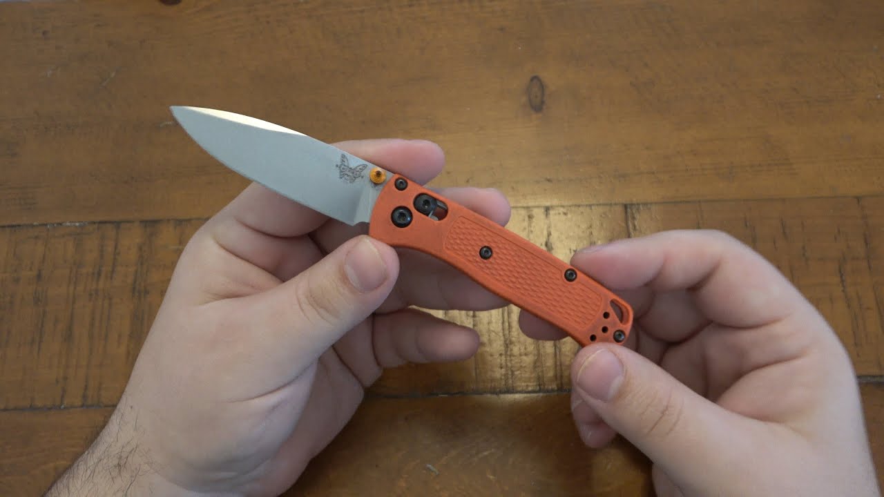Benchmade BM533 Bugout Mini (Smaller Even Lighter EDC Option) - YouTube