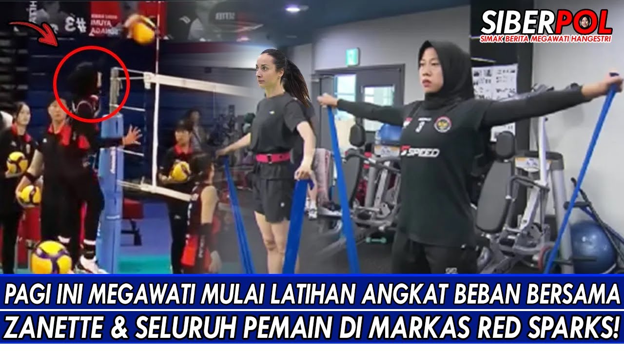 PAGI INI MEGAWATI MULAI LATIHAN ANGKAT BEBAN BERSAMA ZANETTE & SELURUH ...
