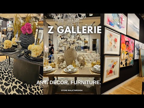 Z Gallerie Store Walkthrough: Glam Decor, Art, Pillows & More! - YouTube