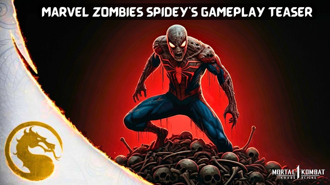 Marvel Zombies Spidey's Gameplay Teaser - Mortal Kombat 1: Khaos Reigns ...