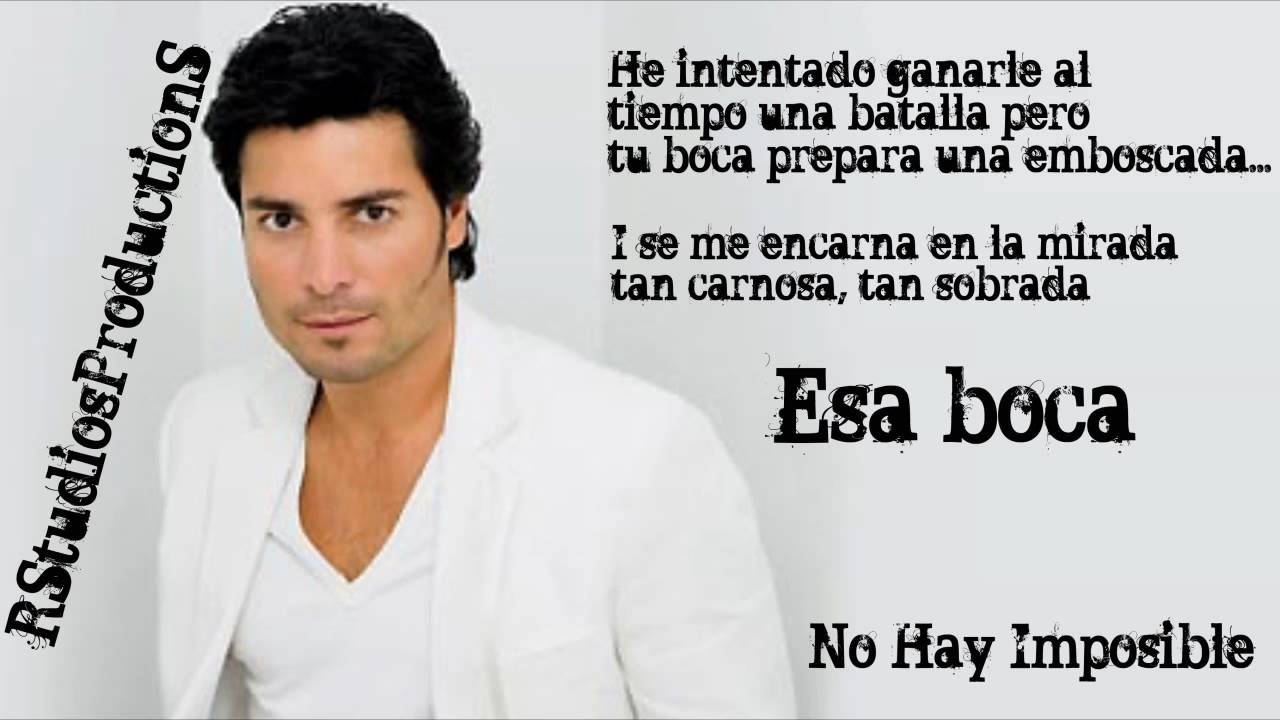 Chayanne - Tu Boca - YouTube