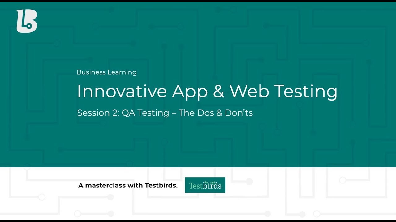 QA Testing – The Dos & Don'ts | Testbirds Masterclass - YouTube