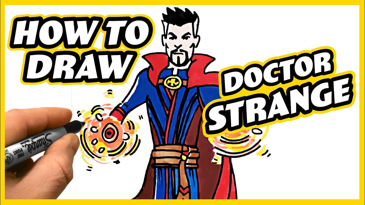 How To Draw Doctor Strange | Marvel | Step by Step Drawing Tutorial # ...