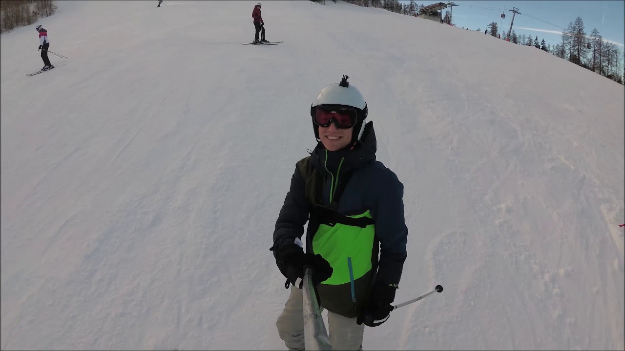 Ski fahren am Hinterstoder - YouTube