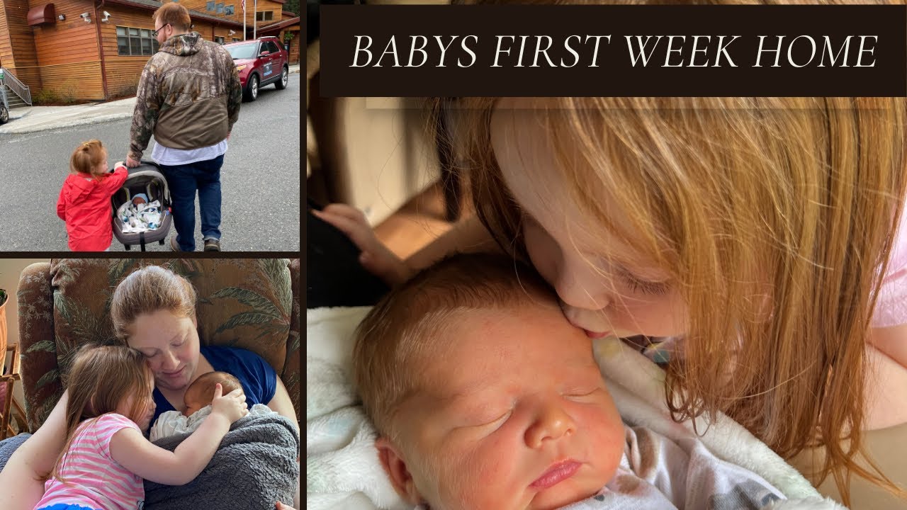 First Week Home With a Newborn | Second Baby | Flighting Home - YouTube