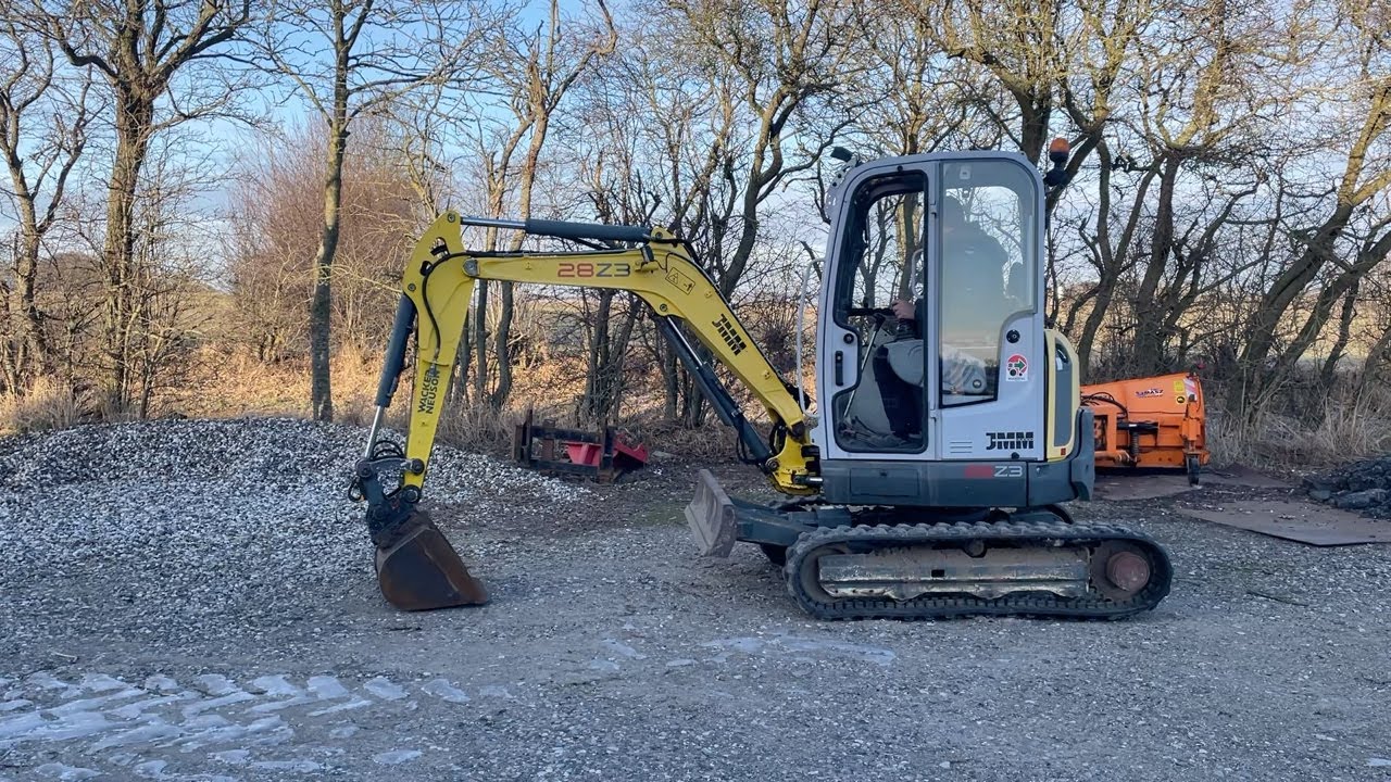 Køb Gravemaskine Wacker Neuson 28Z3 på Klaravik - YouTube