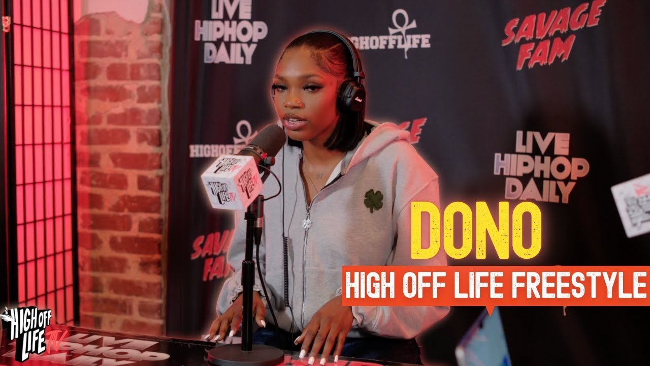 Dono High Off Life Freestyle | She's a STAR In The Making! - YouTube