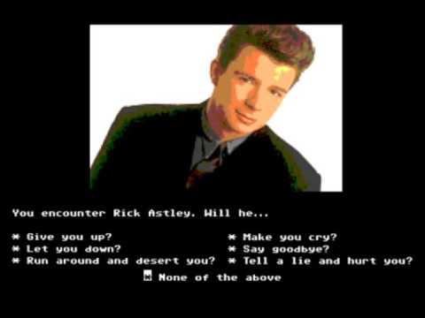 8 bit Rickroll - YouTube