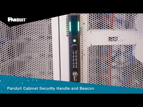 Panduit Cabinet Security Handle and Beacon - YouTube