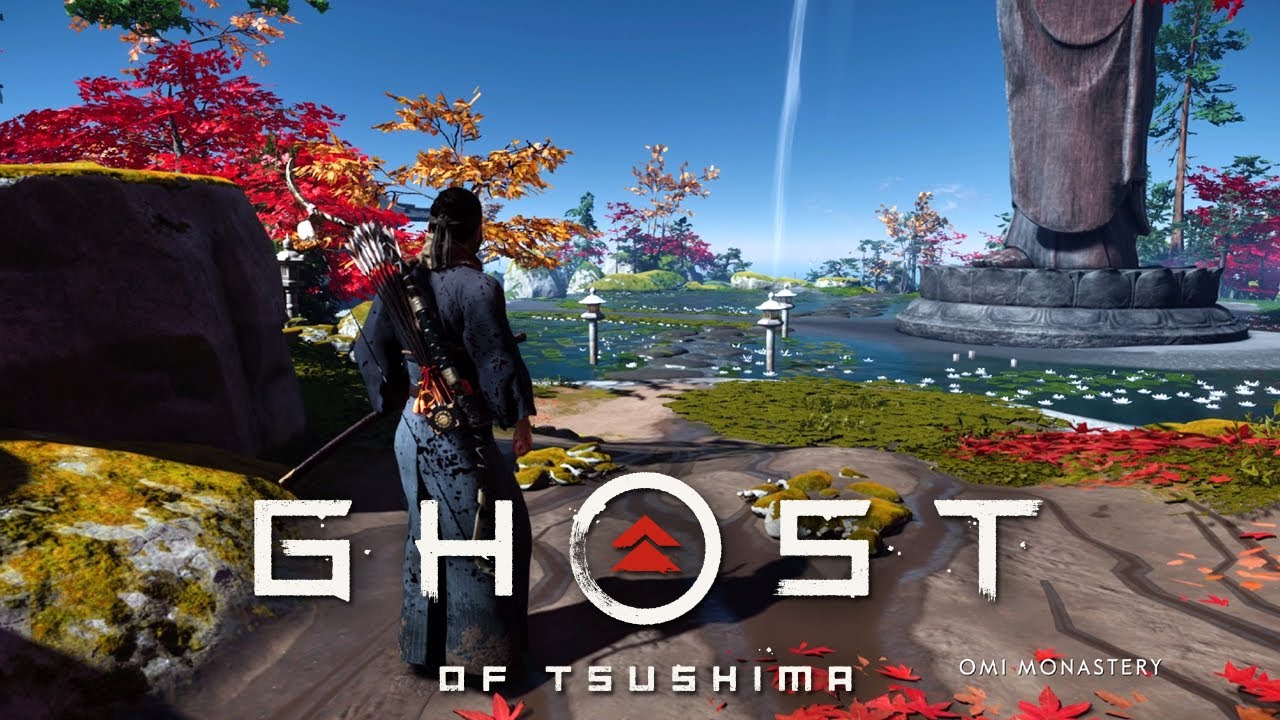 Ghost of Tsushima. Kojiro Duel + beautiful scenery of the Omi Monastery ...