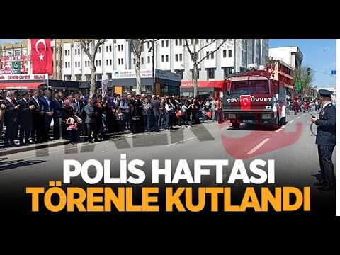 Polis Haftası düzenlenen törenle kutlandı