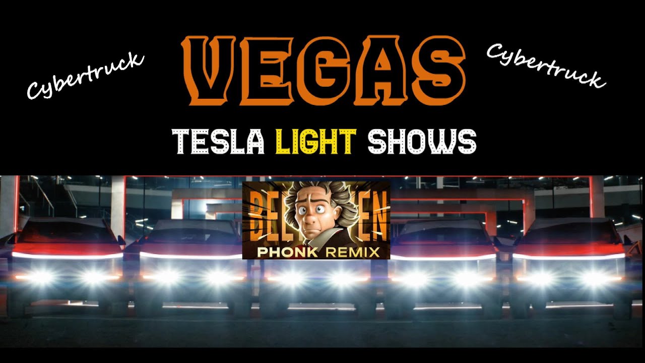 BEETHOVEN Classical Phonk Remix Cybertruck Light Show - YouTube