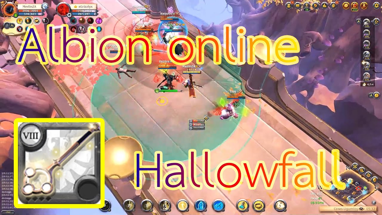 Albion Online Hallowfall Healer ตัวร้าย - YouTube